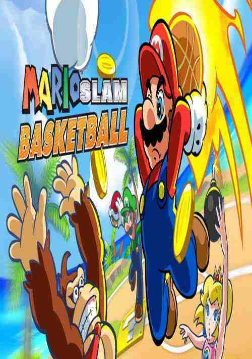 Mario Slam Basketball FireX on EmulatorOnline
