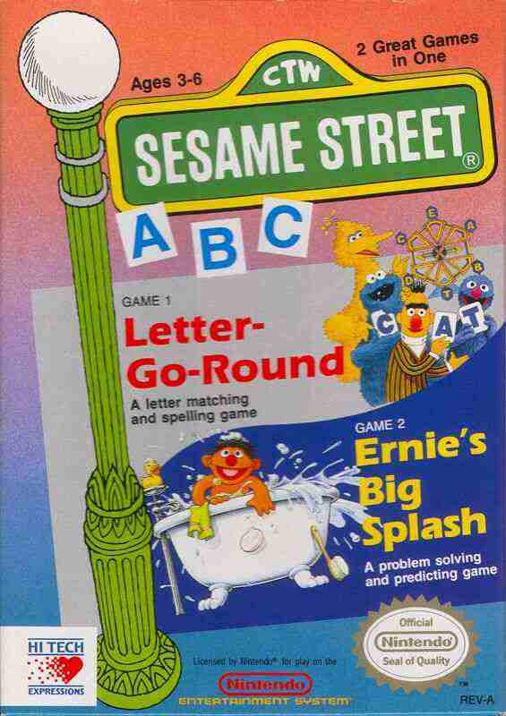 Sesame Street ABC & 123 Nes on EmulatorOnline